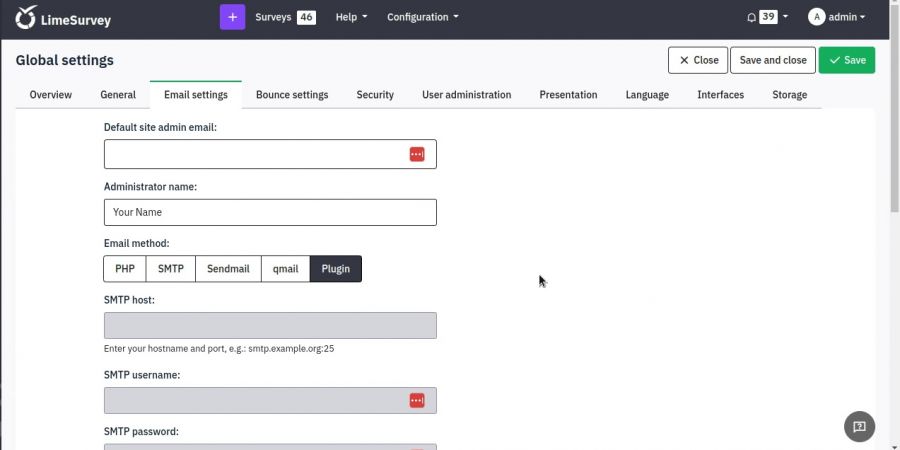 AzureOAuthSMTP Plugin - LimeSurvey Manual