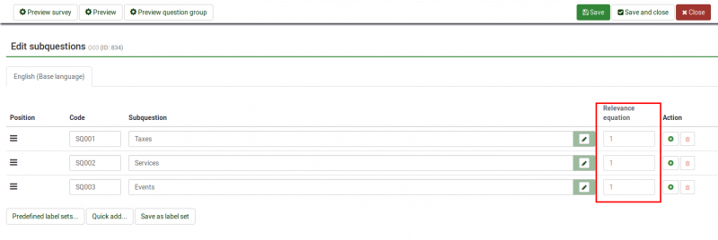 File:Subquestion relevance equation screenshot.png - LimeSurvey Manual
