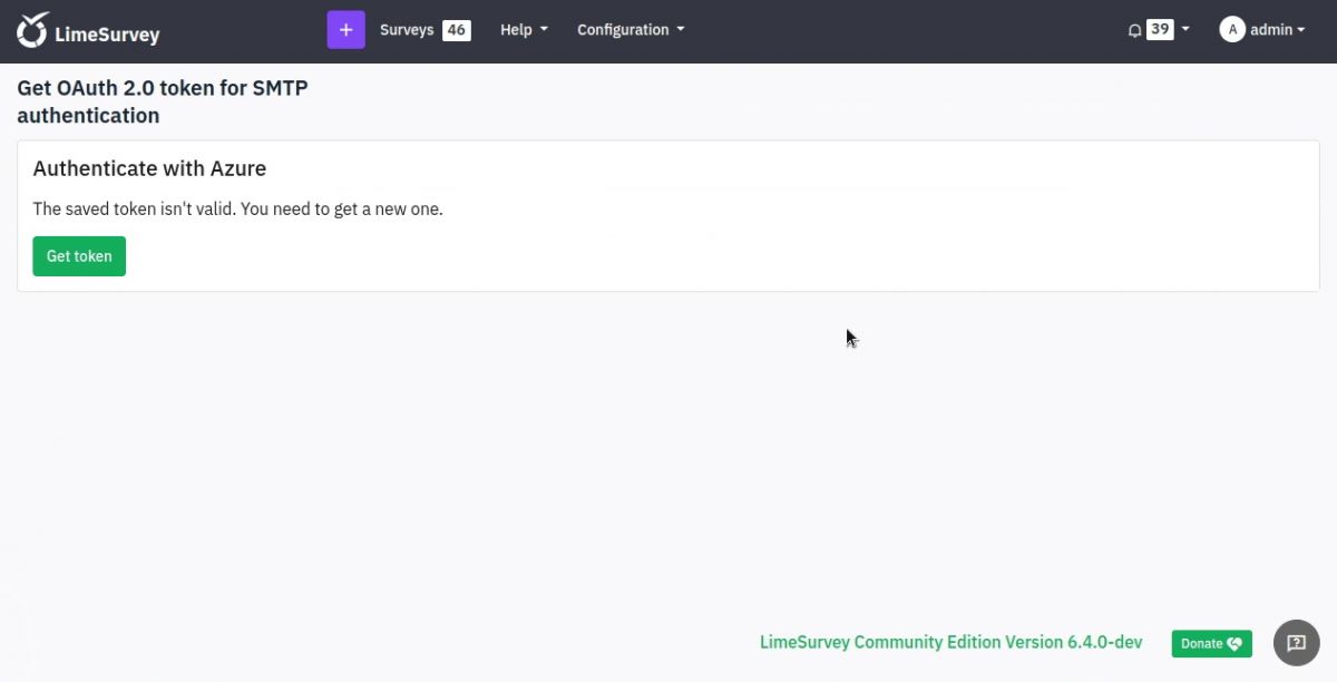 AzureOAuthSMTP Plugin - LimeSurvey Manual