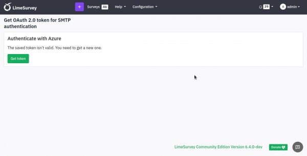 AzureOAuthSMTP Plugin - LimeSurvey Manual
